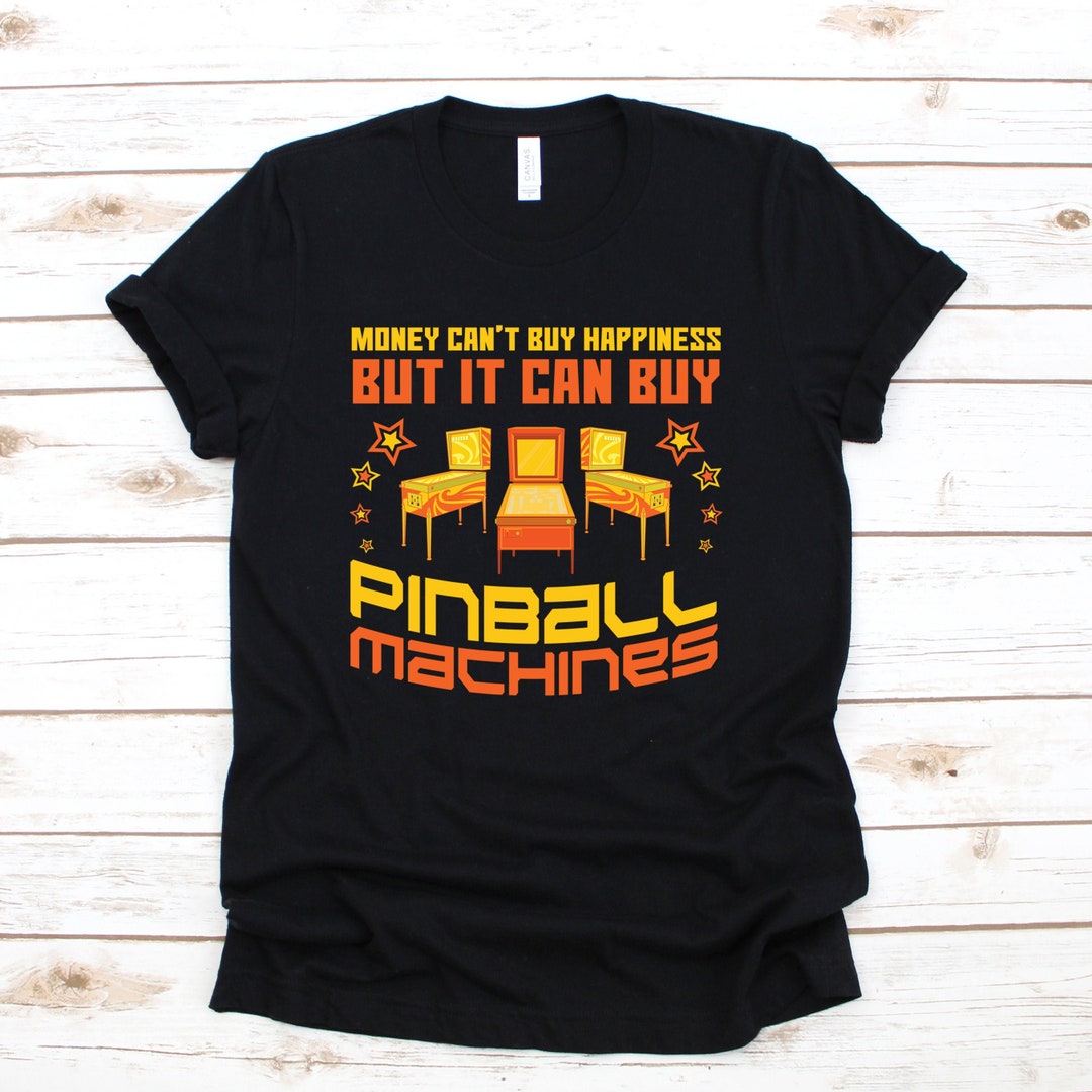 Pinball Arcade T-shirt, Funny Retro, Vintage Arcade Game, Machine Lover ...