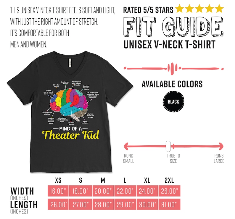 Mind of Theatre Kid T-shirt, Musical Drama Actor Actress Gift, Broadway ...