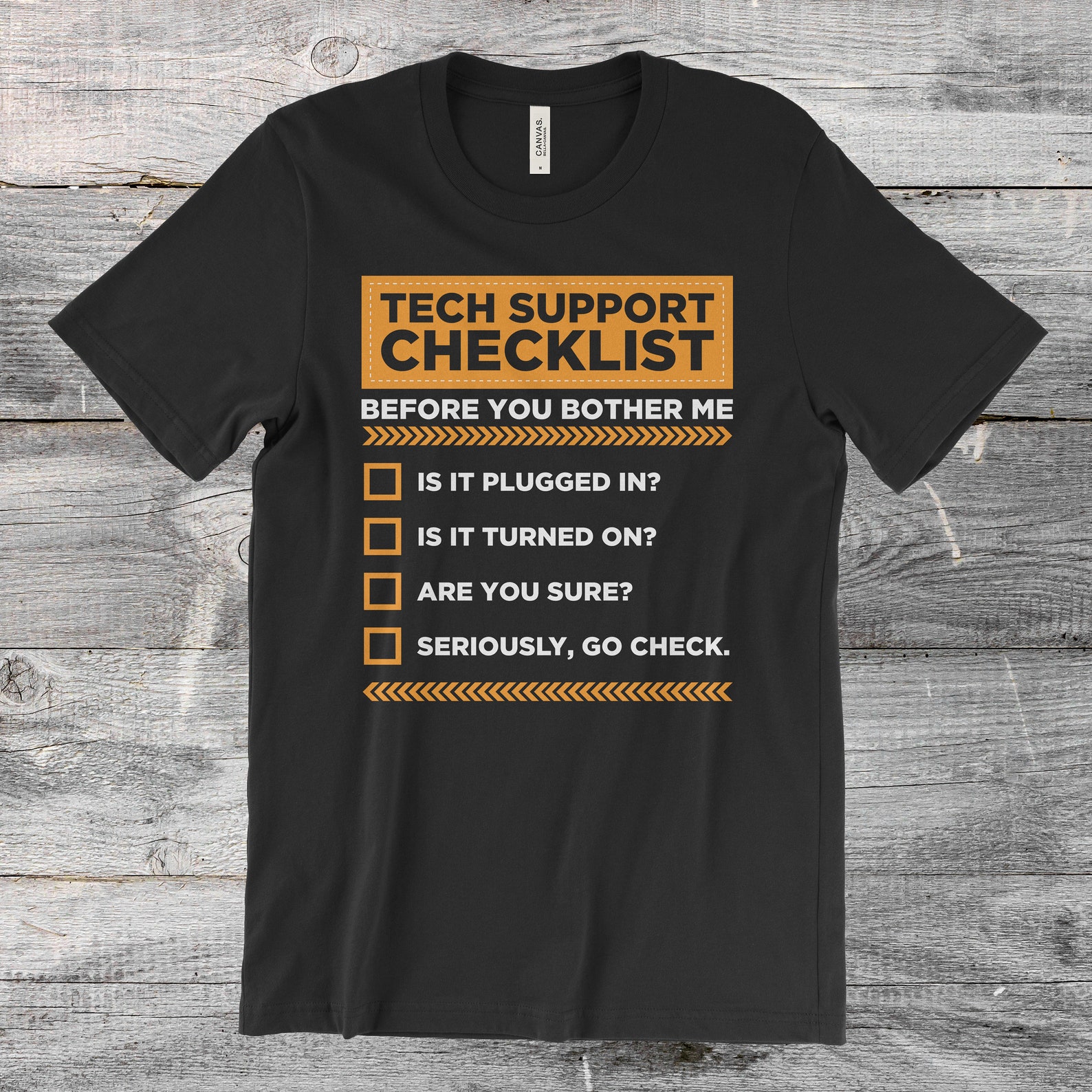 Tech Support Checklist Funny Computer Nerd Sysadmin Gift | Etsy