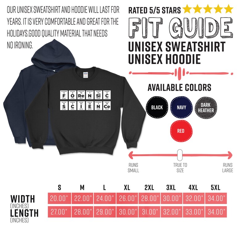 Forensic Science Periodic Table T-shirt Crime Scene Evidence - Etsy