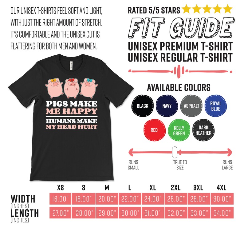 Pig Lover Gift Pig Funny Tee Pig T-shirt Funny Pig T - Etsy