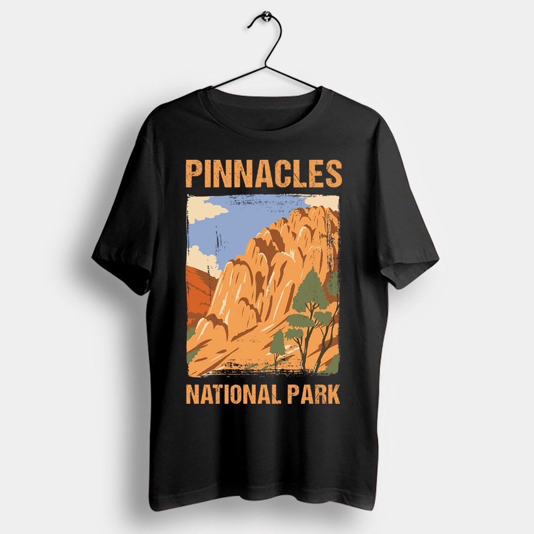 Pinnacles National Park US Vintage T-shirt, USA Salinas Valley ...