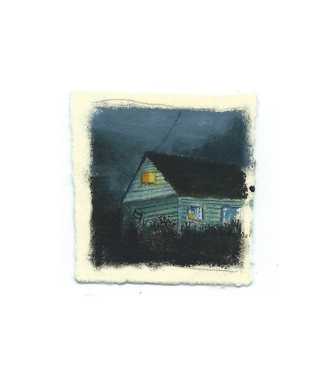 Misty House - Art Prints of Oil Paintings - Etsy
