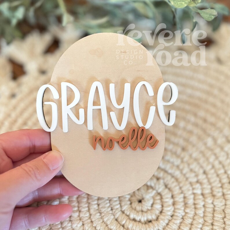 Personalized Mini Baby Name Sign | Newborn Keepsake Gift - Etsy
