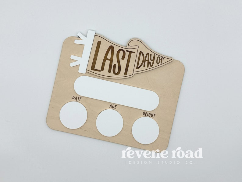 Interchangeable First/last Day of School Board Sign First Day of Sign ...