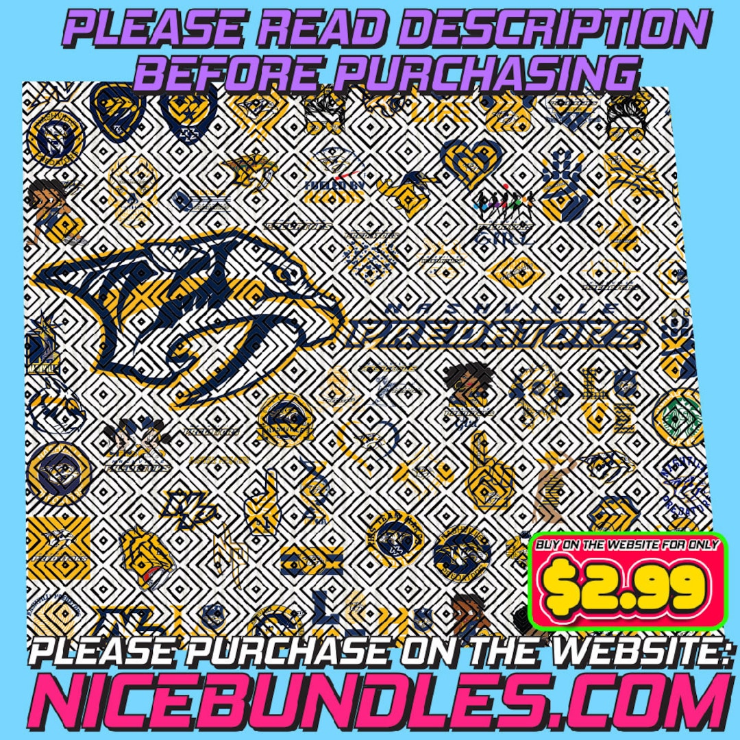 76 Files Nashville-predators Team Bundles Svg - Etsy