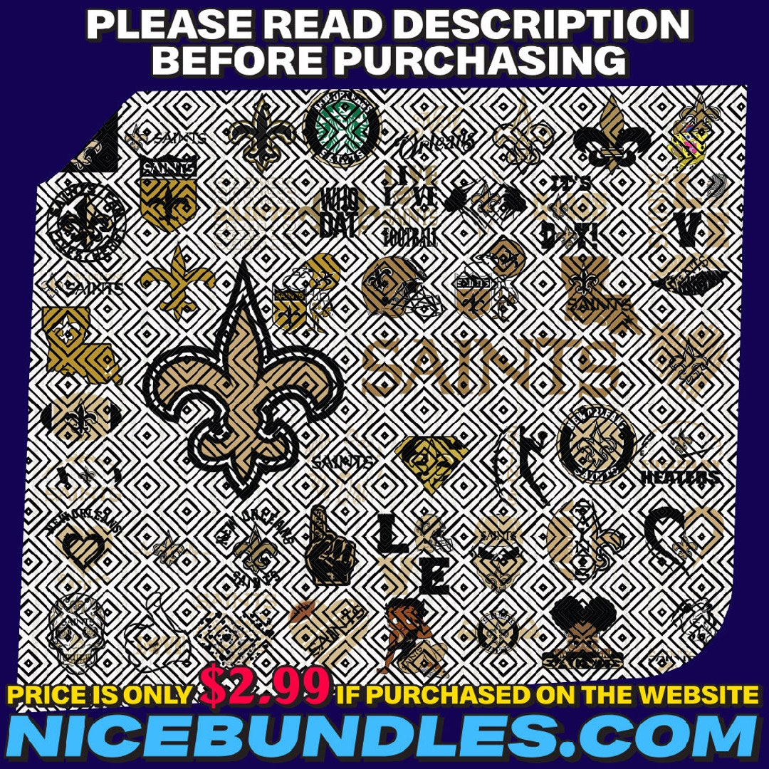 50 Files New-orleans Saints Team Bundles Svg New-orleans - Etsy