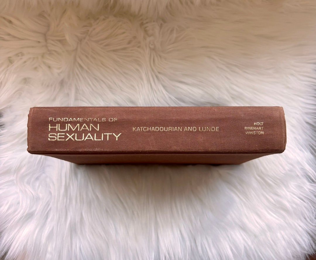 Vintage Hardcover Fundamentals Of Human Sexuality 1972 Edition Rare