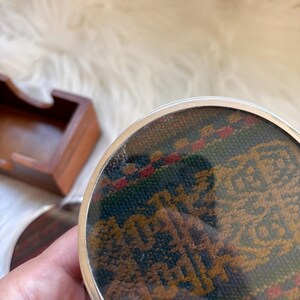 Vintage Set of 6 950 Sterling Silver Peruvian Coasters With Holder ...