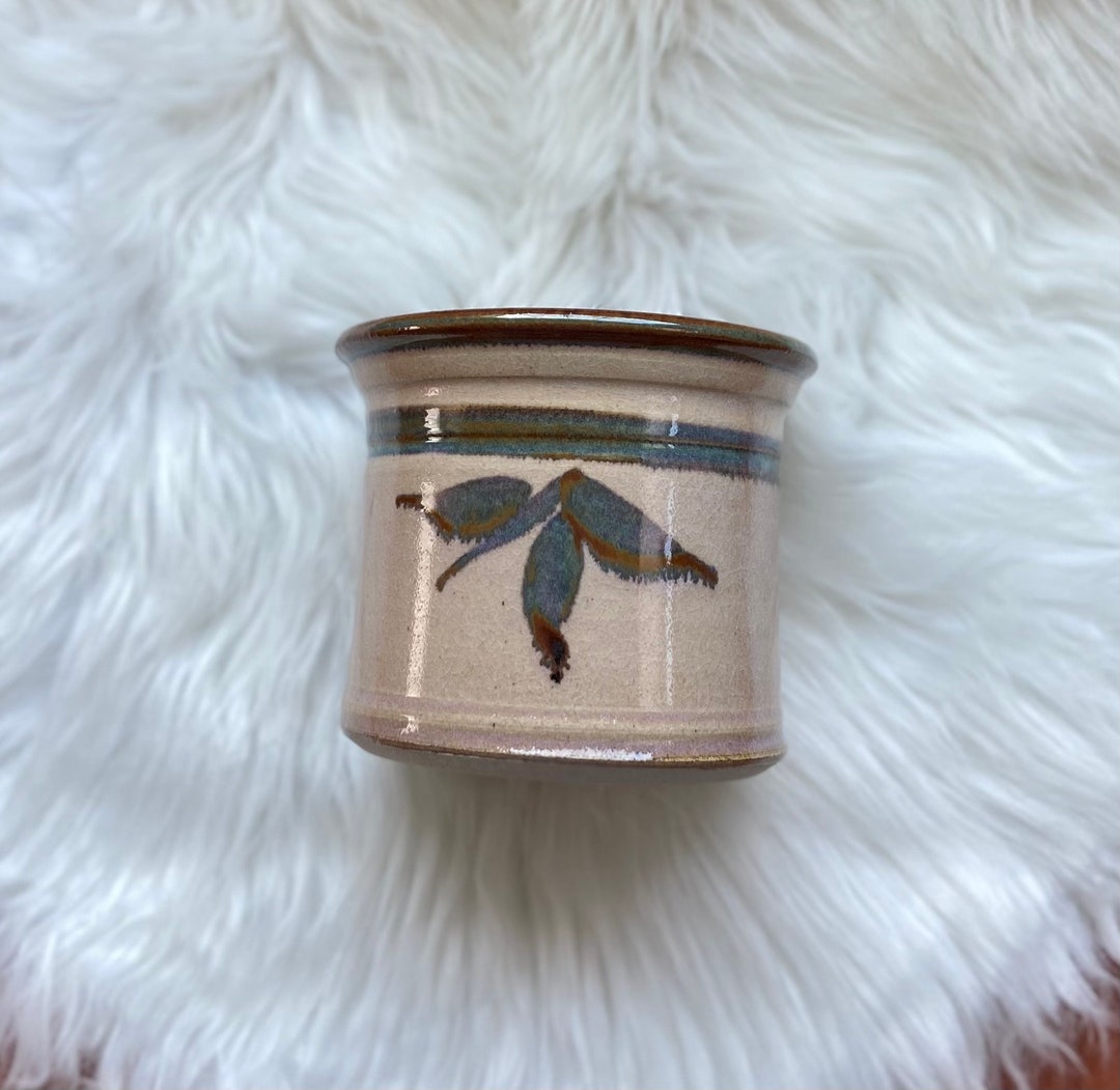 Vintage Studio Mariposa Pottery Vase, Glazed Ceramic Container - Etsy