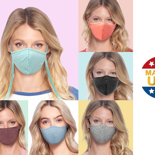 Keep Safe Face Mask With Adjustable Ear Loops and Nose Wire | Etsy UK