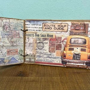Travel Paper Bag Scrapbook Photo Album - Etsy