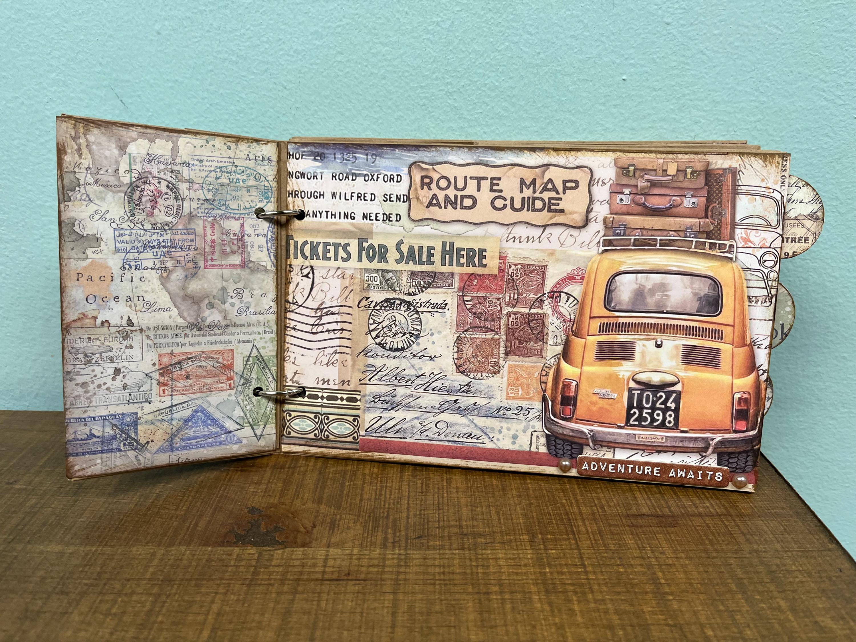 Travel Paper Bag Scrapbook Photo Album - Etsy