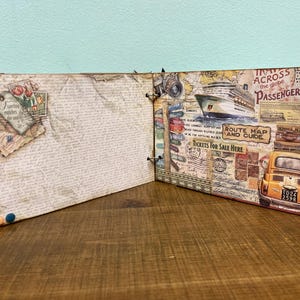 Travel 2 Paper Bag Scrapbook Photo Album - Etsy