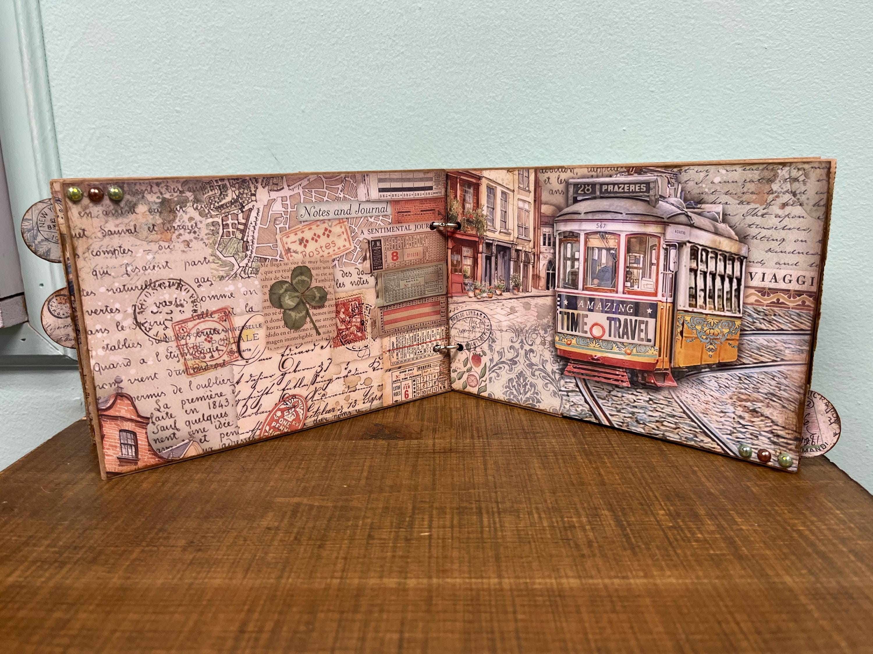 Travel Paper Bag Scrapbook Photo Album - Etsy