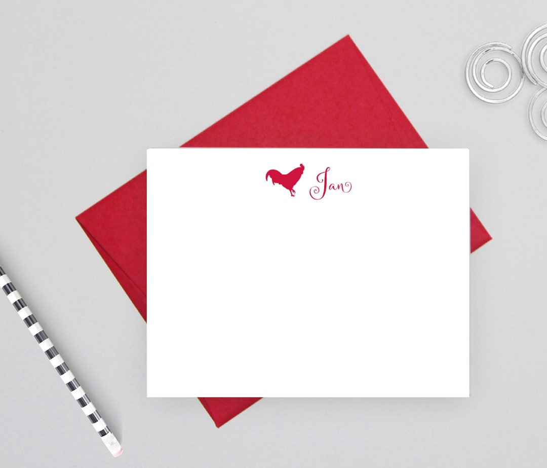Chicken Stationery, Chicken Note Cards, Chicken Stationary ...