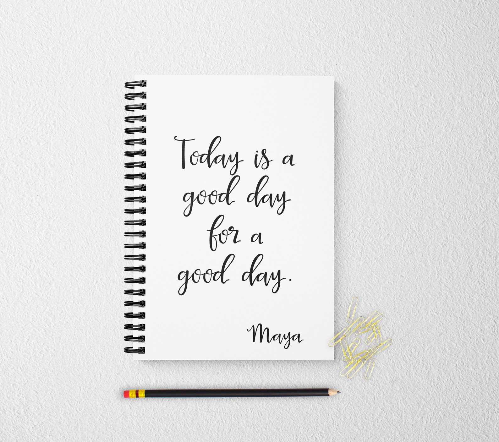 Today is a Good Day Journal Personalized Notebook Personalized - Etsy