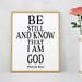 Be Still Sign INSTANT DOWNLOAD Printable Wall Art - Etsy