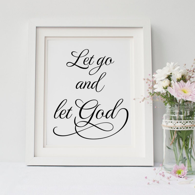 Let Go and Let God - Etsy