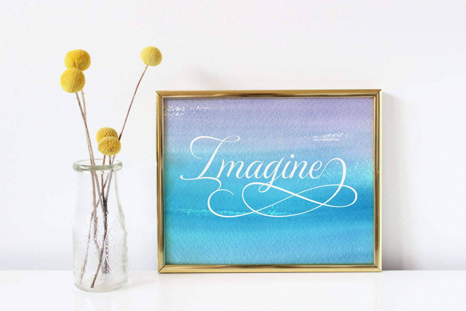 Imagine Wall Art, INSTANT DOWNLOAD, Bedroom Decor, Bedroom Print ...