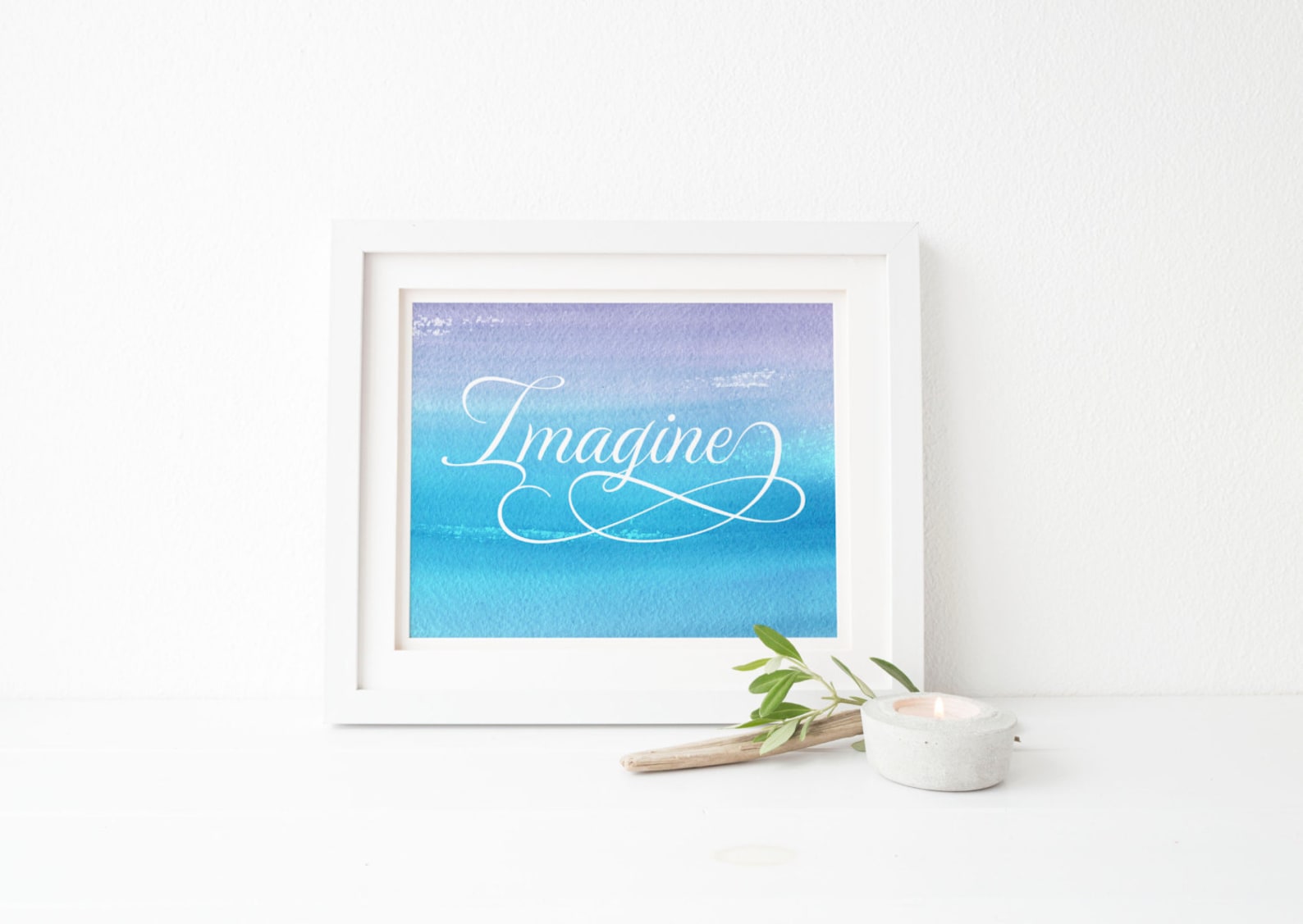 Imagine Wall Art, INSTANT DOWNLOAD, Bedroom Decor, Bedroom Print ...