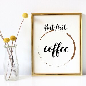 But First Coffee Print INSTANT DOWNLOAD Funny Wall Art - Etsy