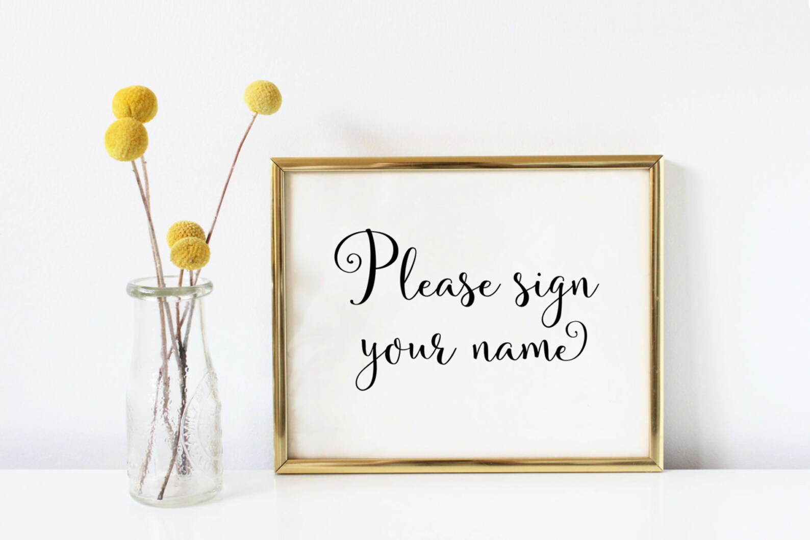 Please Sign Your Name Wedding Sign, Wedding Decoration, Guest Book Sign ...
