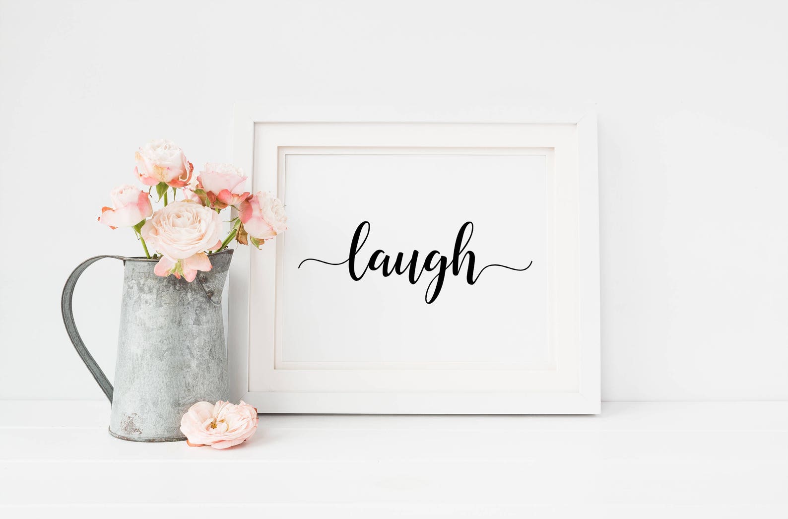 Laugh Print, INSTANT DOWNLOAD, Wisdom Printable Wall Art, Inspirational ...