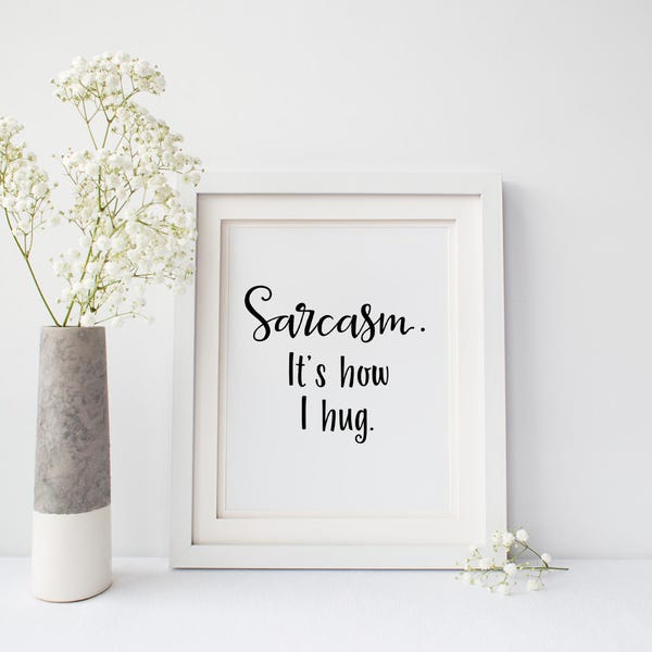 Sarcastic Signs - Etsy