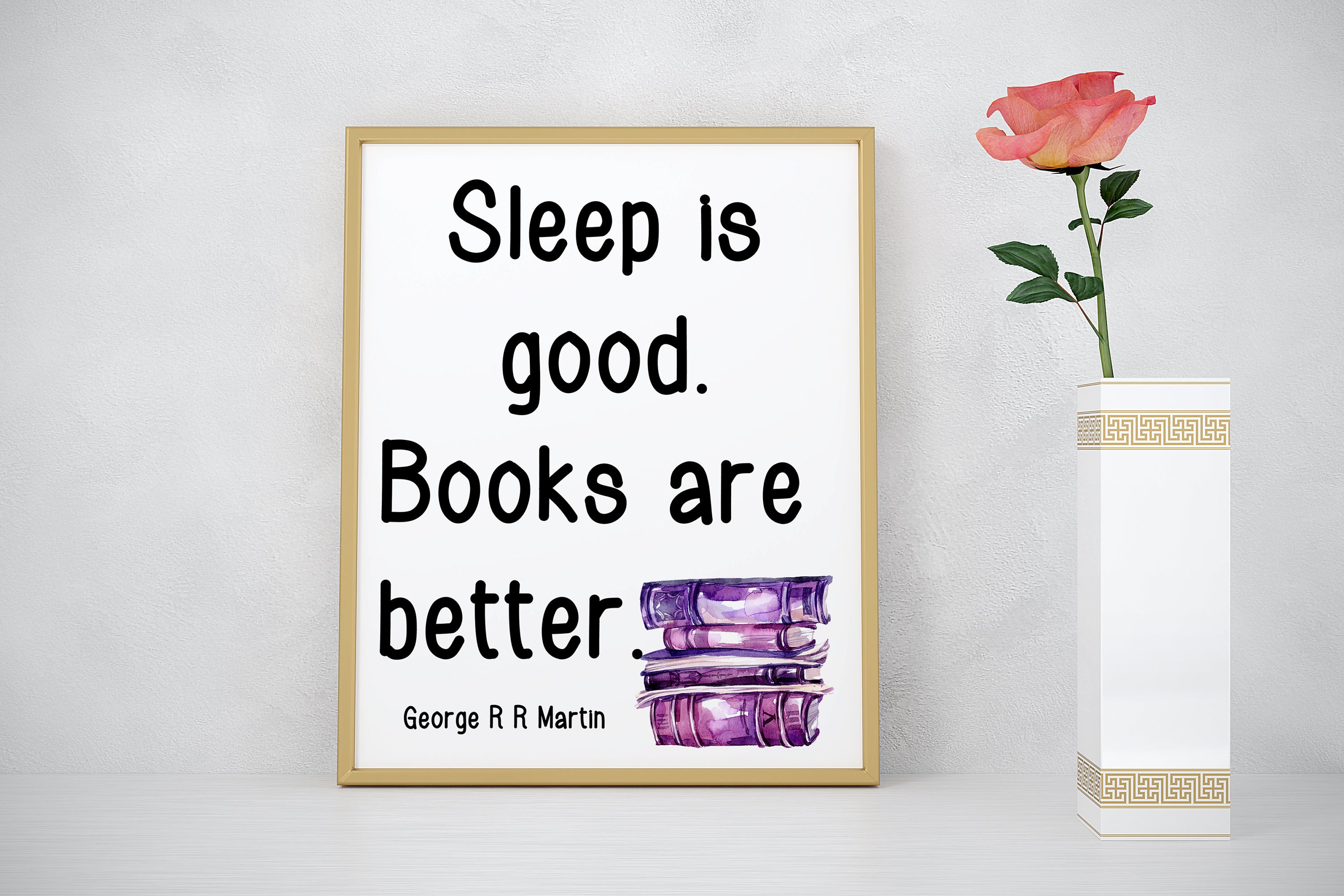 Reading Art Print, Inspirational Art Print, Humorous Print ...