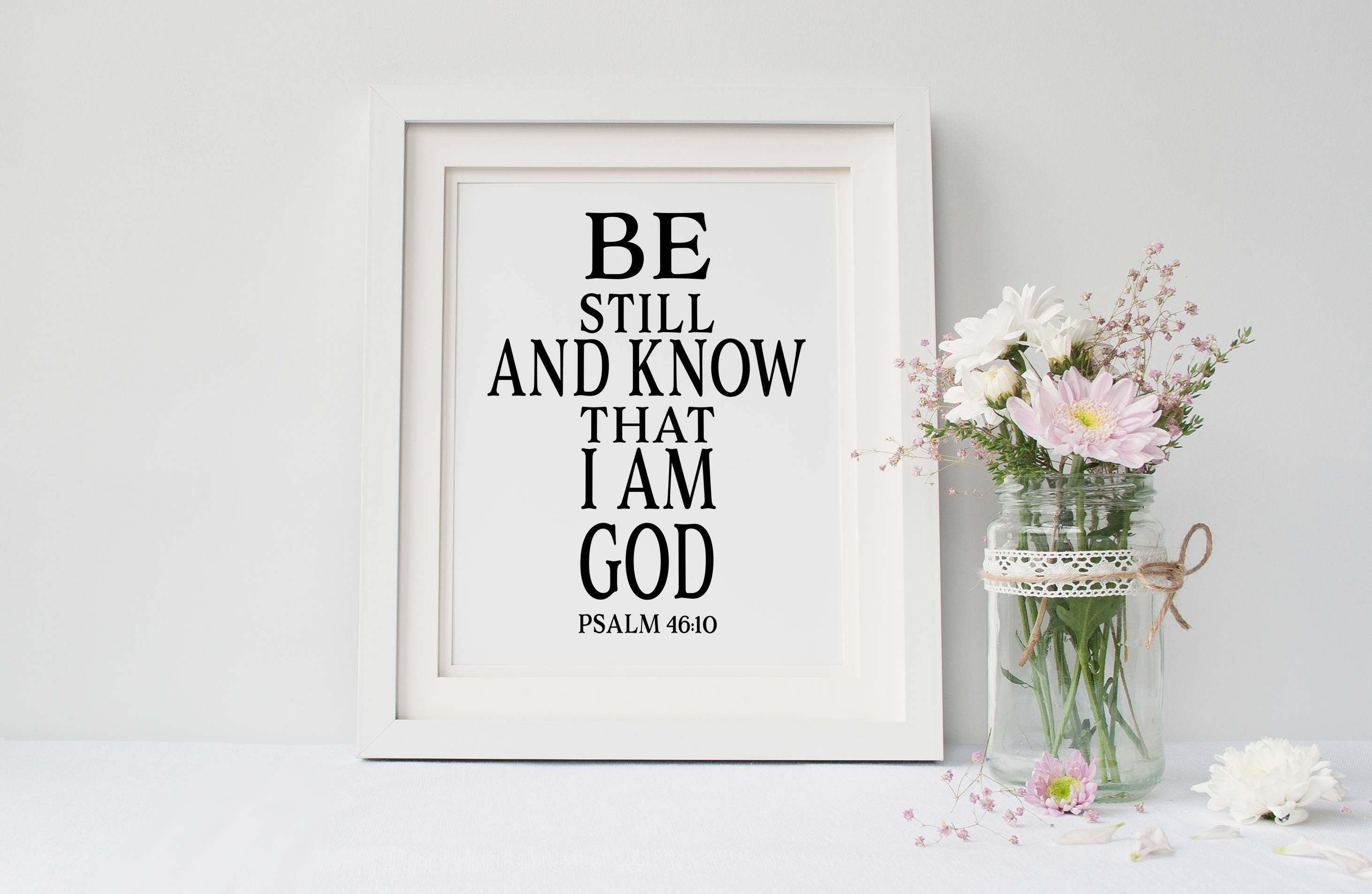 Be Still Sign INSTANT DOWNLOAD Printable Wall Art - Etsy