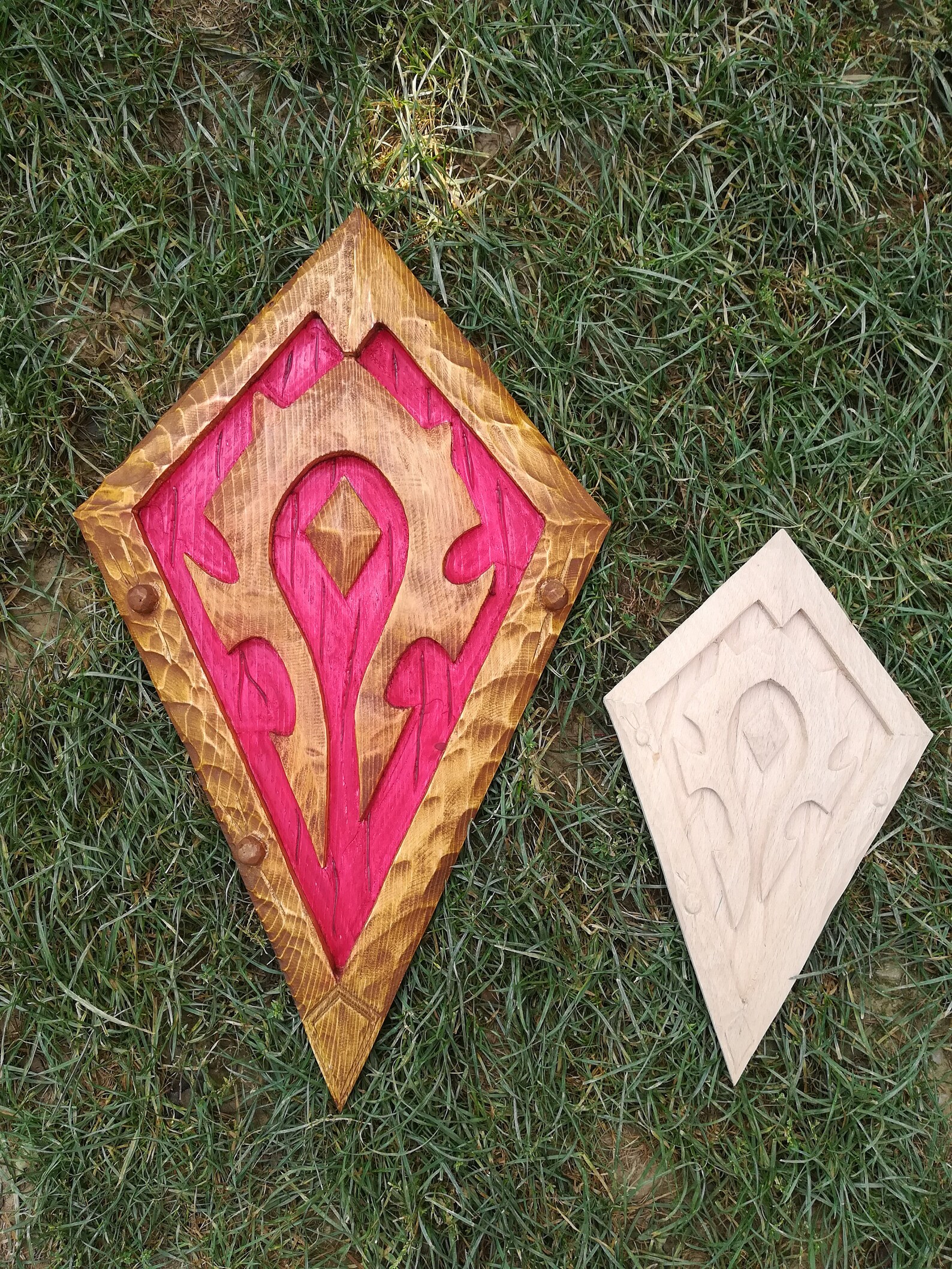 60x34cm Horde Shield World of Warcraft Inspired Lok'tar - Etsy Canada