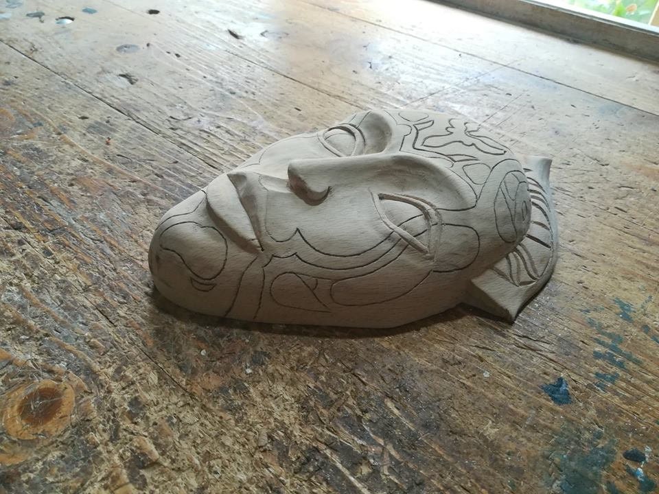 God Mask From Castlevania Hand Carved Out of Wood | Etsy India