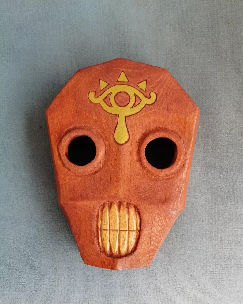 Legend of Zelda Inspired Redead Mask Wooden Redead Mask - Etsy