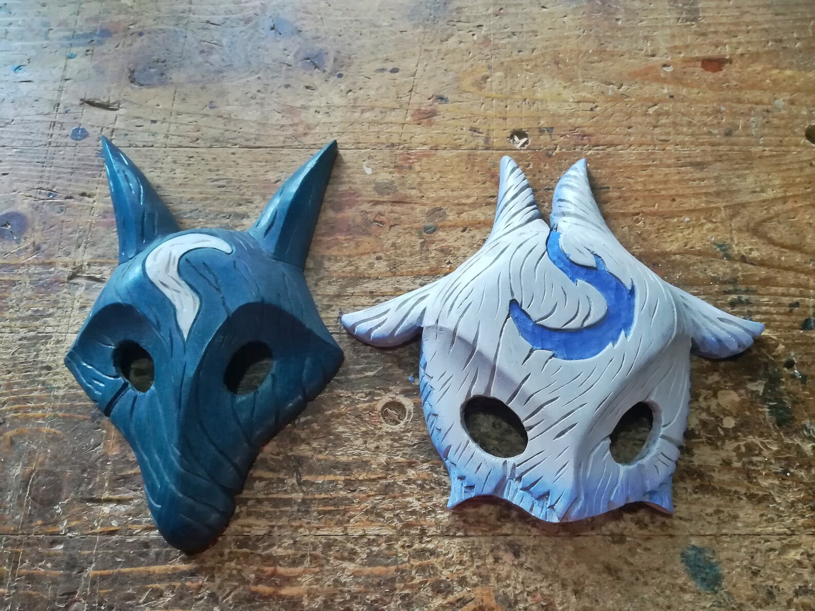 Set of Two Kindred Masks Wolf Mask Lamb Mask League of Legends | Etsy