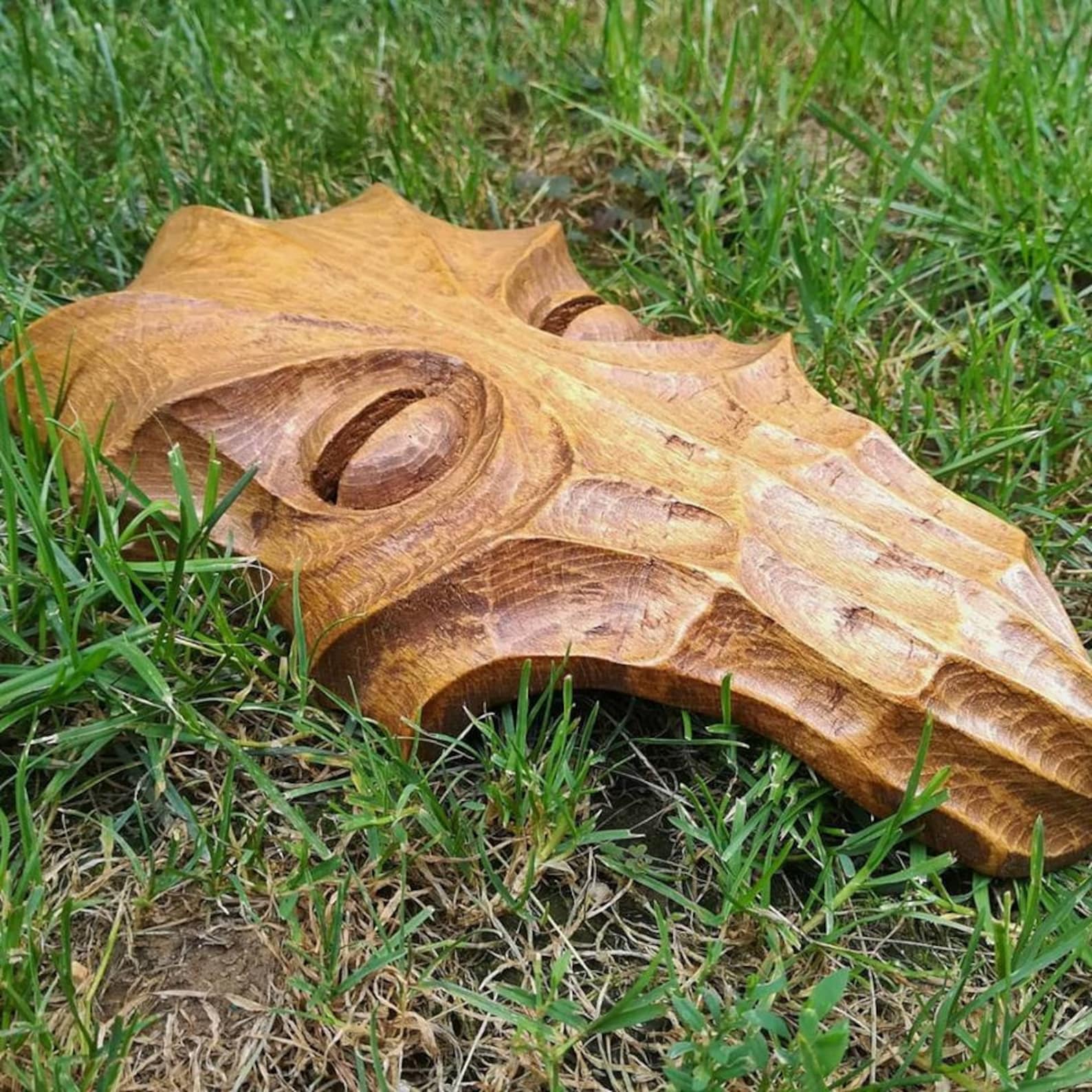 Ahzidal Mask Hand Carved in Wood | Etsy