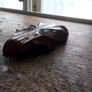 Ahzidal Mask Hand Carved in Wood - Etsy