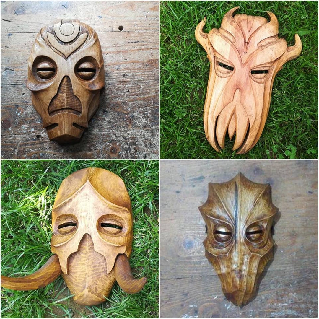 Skyrim Masks Full Set - Etsy