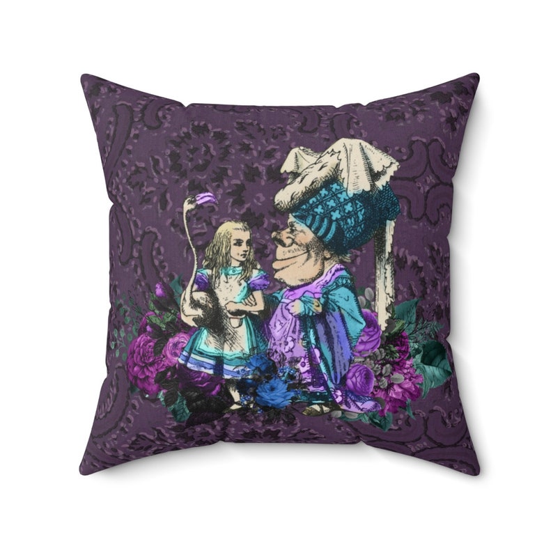 Alice in Wonderland Alice & the Queen Mother Vintage Inspired Throw ...