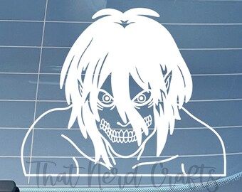 Attack on Titan Eren Decal - Etsy