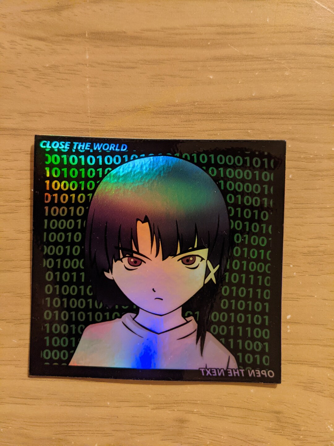 Lain Holographic Sticker - Etsy