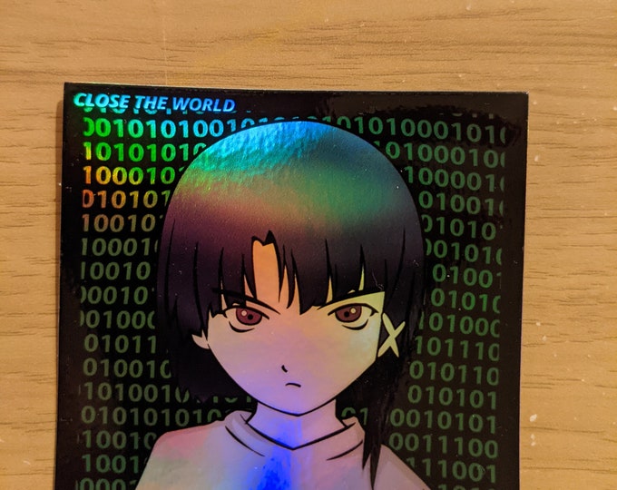 Lain Holographic Sticker - Etsy