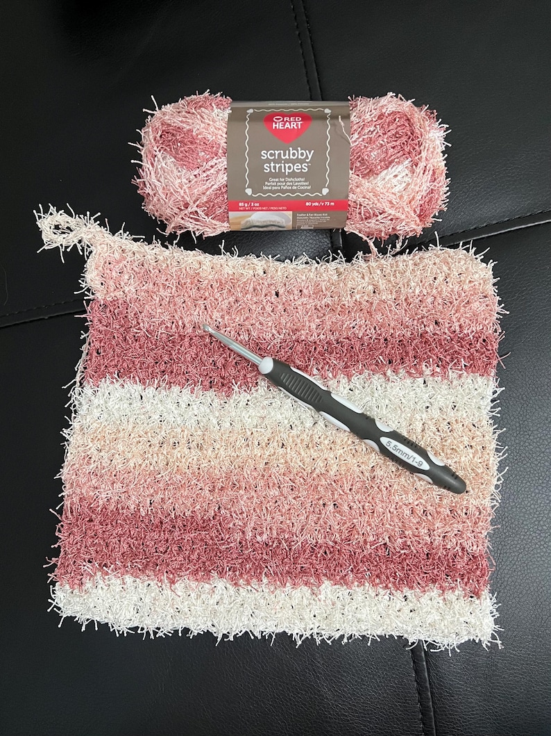 Crochet Scrubby Washcloth Pattern - Etsy