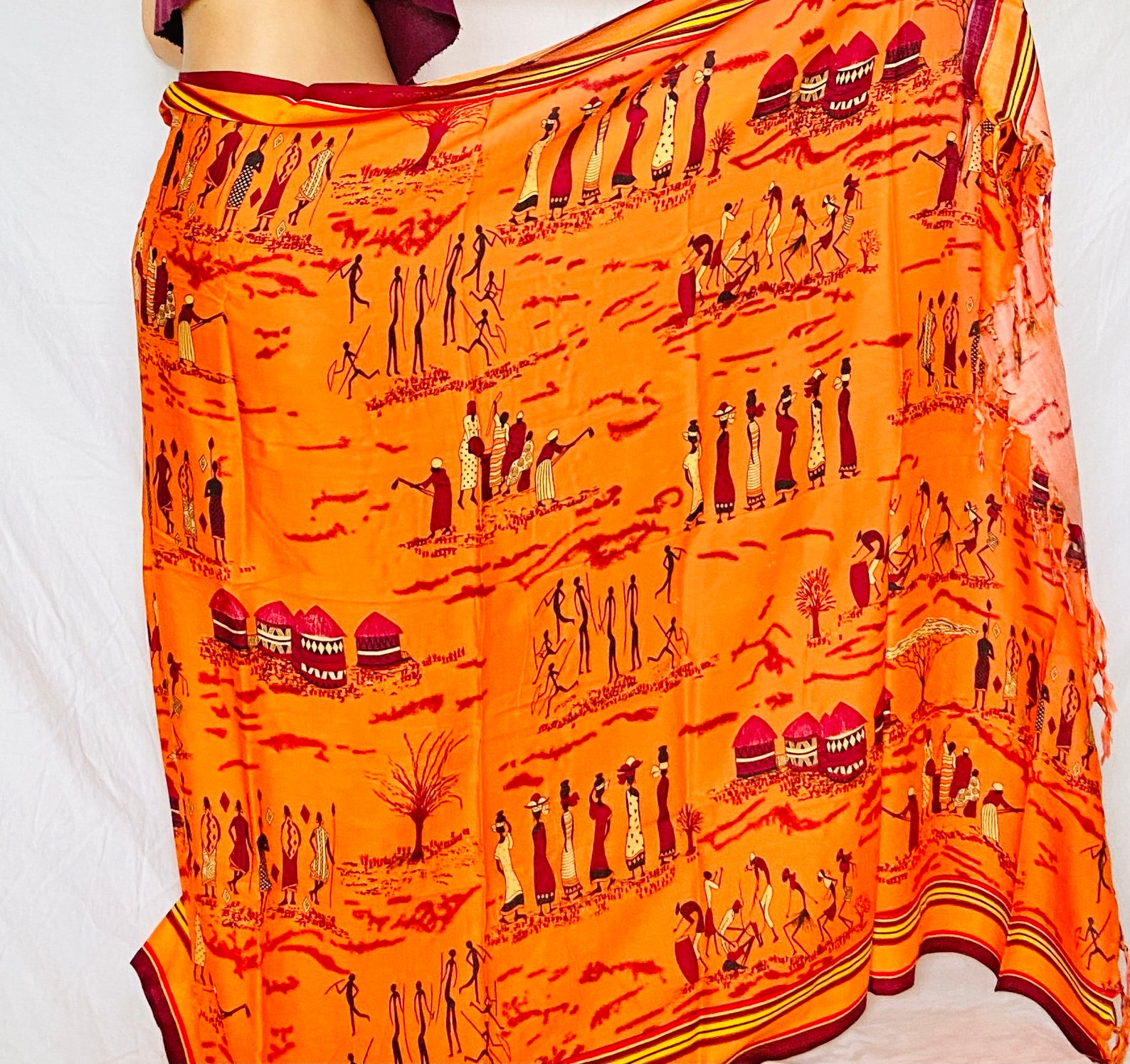 African Sarong - Wrap-around - Cover-up Skirt - Etsy