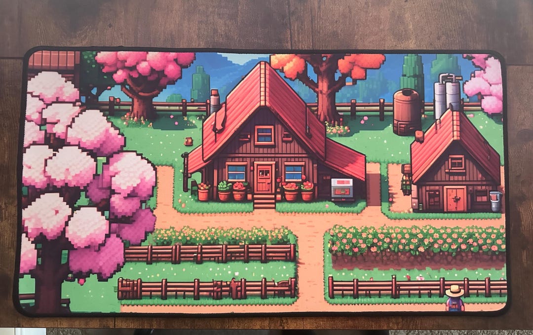 Stardew Valley Gaming Desk Mat Aesthetic Mouse Pad - Etsy
