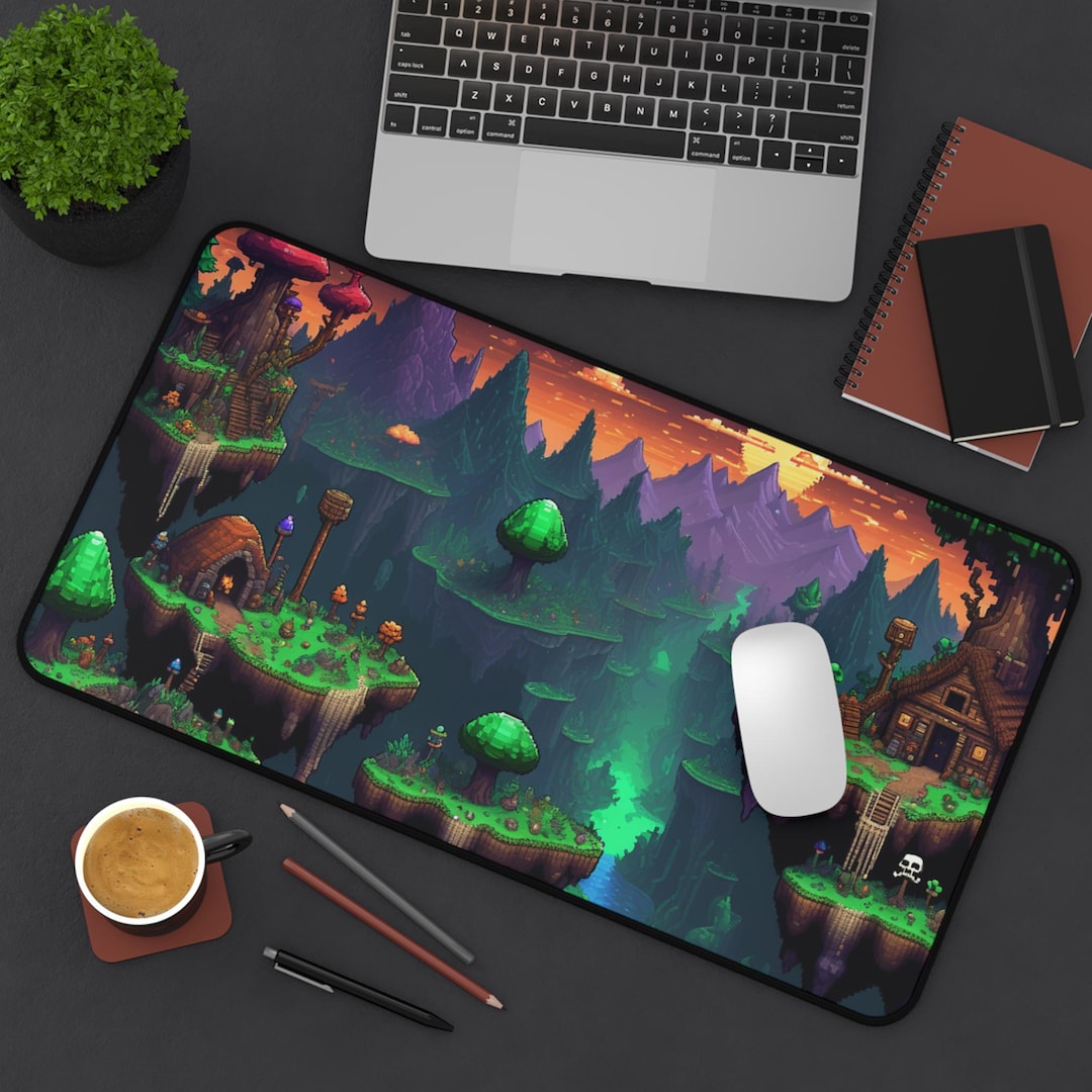 Terraria Gaming Desk Mat Large Mouse Pad - Etsy