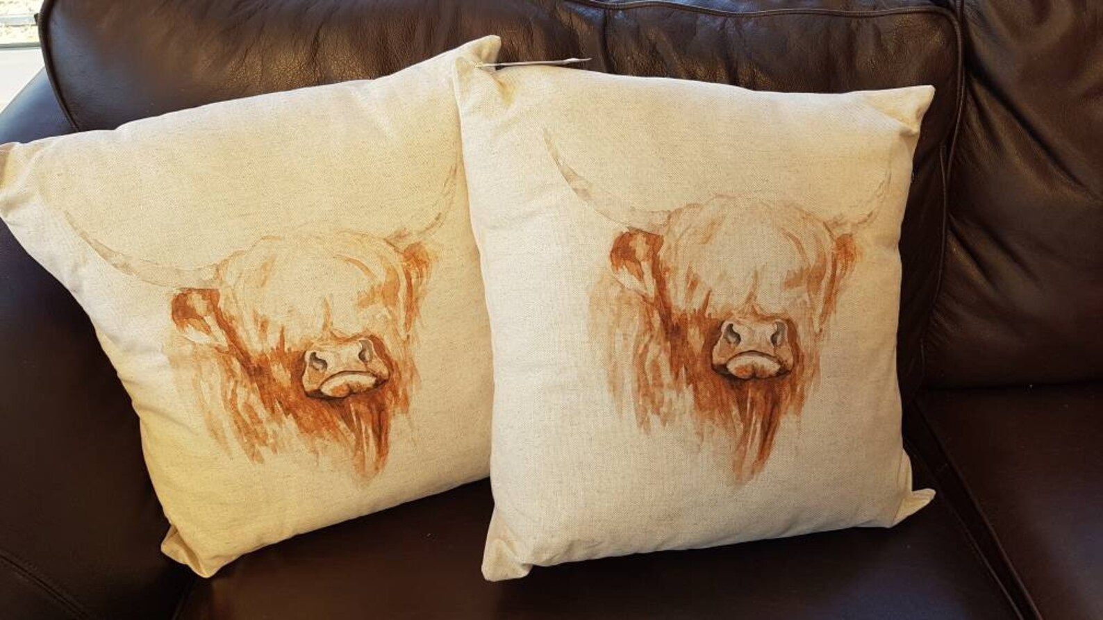 Highland Cow Cushions - Etsy UK