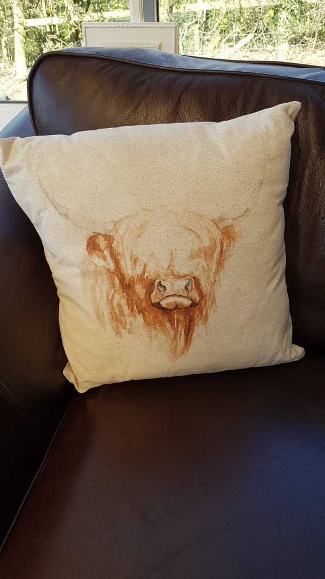 Highland Cow Cushions - Etsy UK