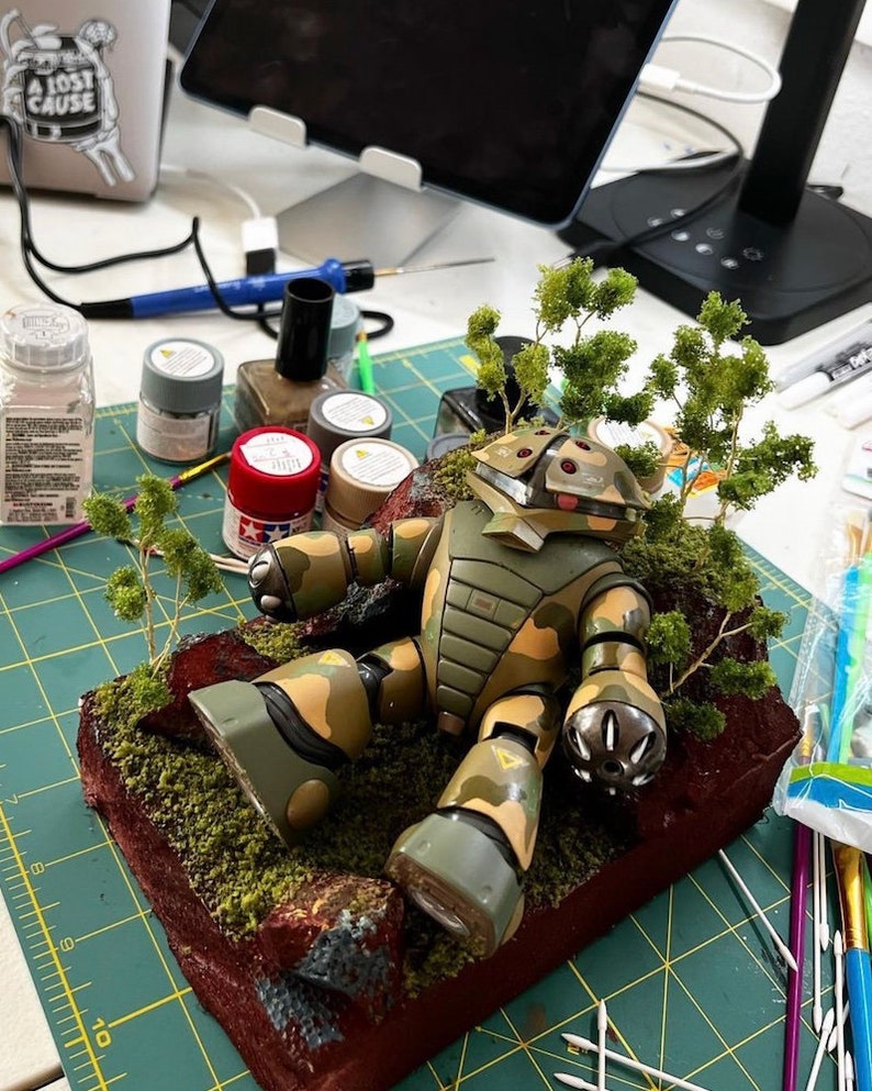 Custom Gundam Acguy Diorama Model Kit - Etsy Canada