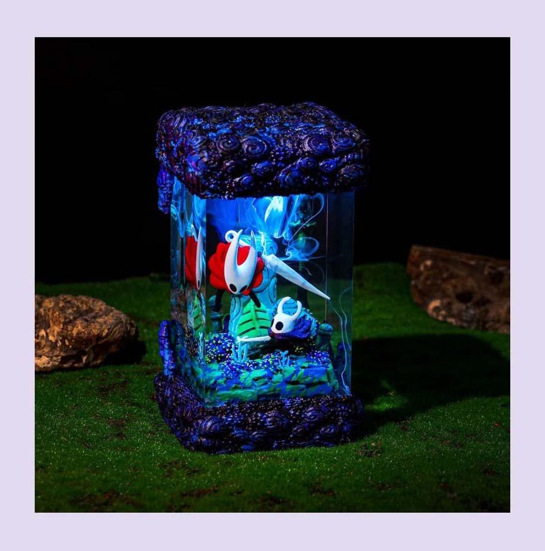 Anime Halloween Epoxy Lamp Nightmare Resin Lamp Holl.ow K.nigh.t Figure ...